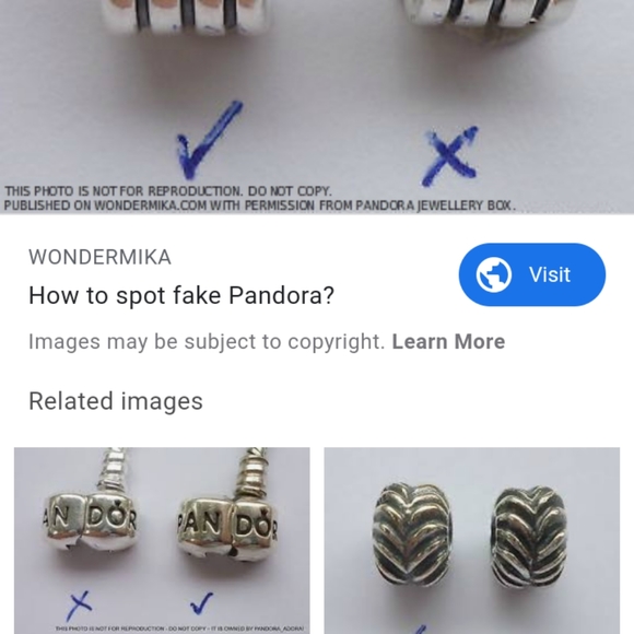 Pandora | Jewelry | Do Not Purchase Listing Be Aware Of Fake Pandora ...